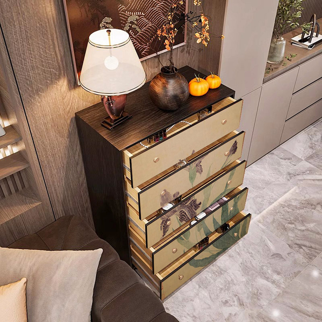 Canora Grey Solid Wood Decorative Storage Cabinet | Wayfair