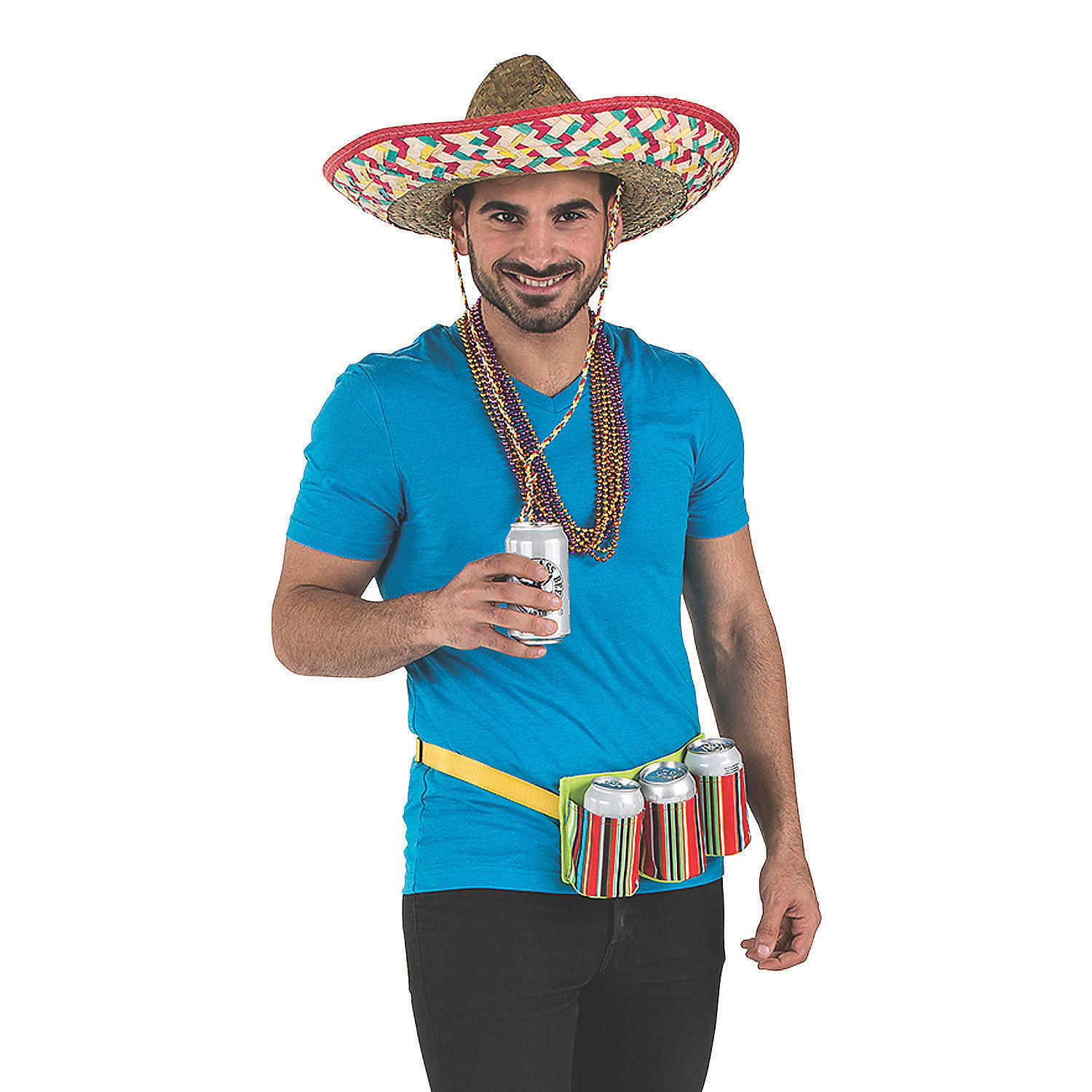 The Party Aisle™ Ally Fiesta Sarape Beer Holster Fanny Pack | Wayfair