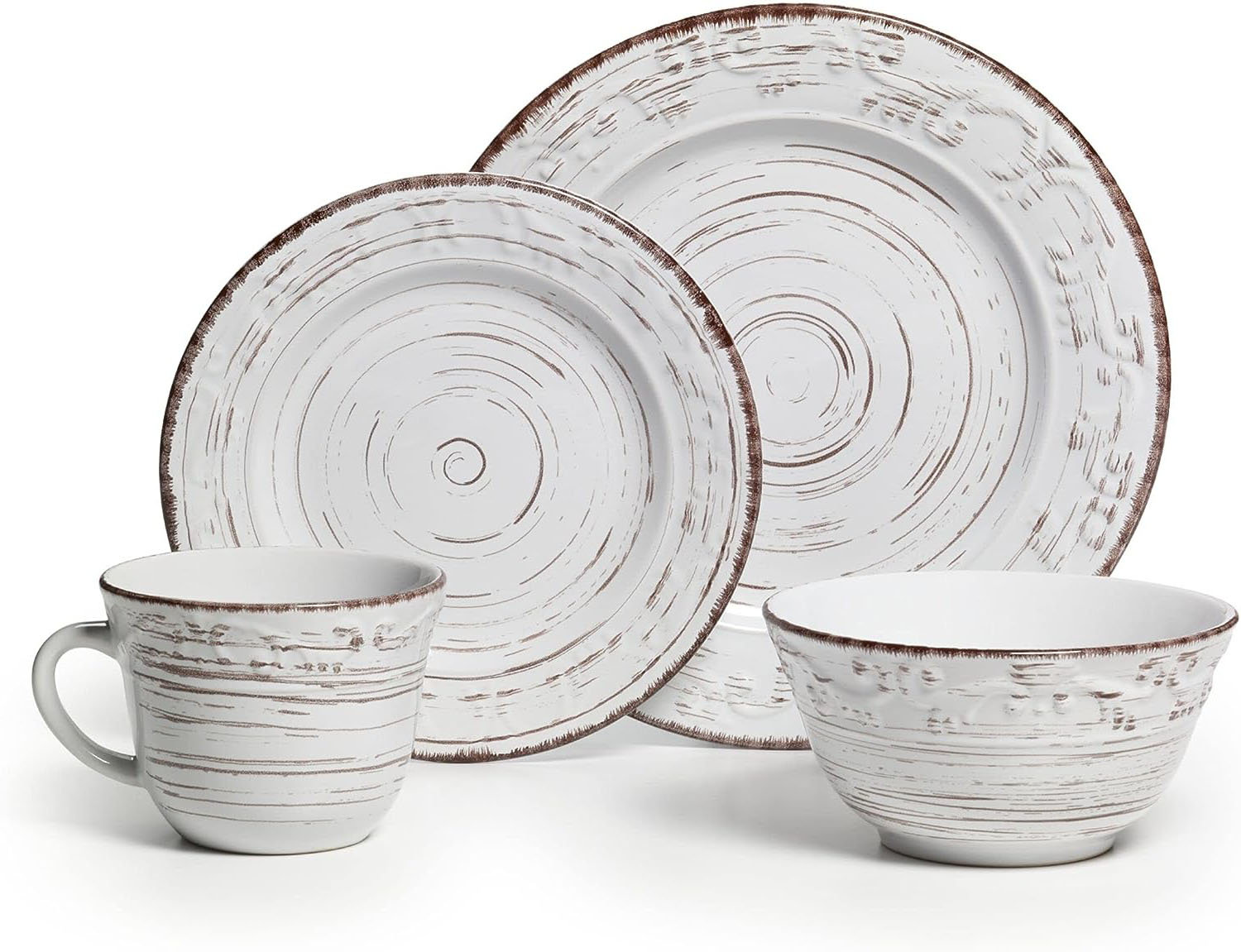 Rosalind Wheeler Chadric 16 Piece Stoneware Dinnerware Set - Service ...