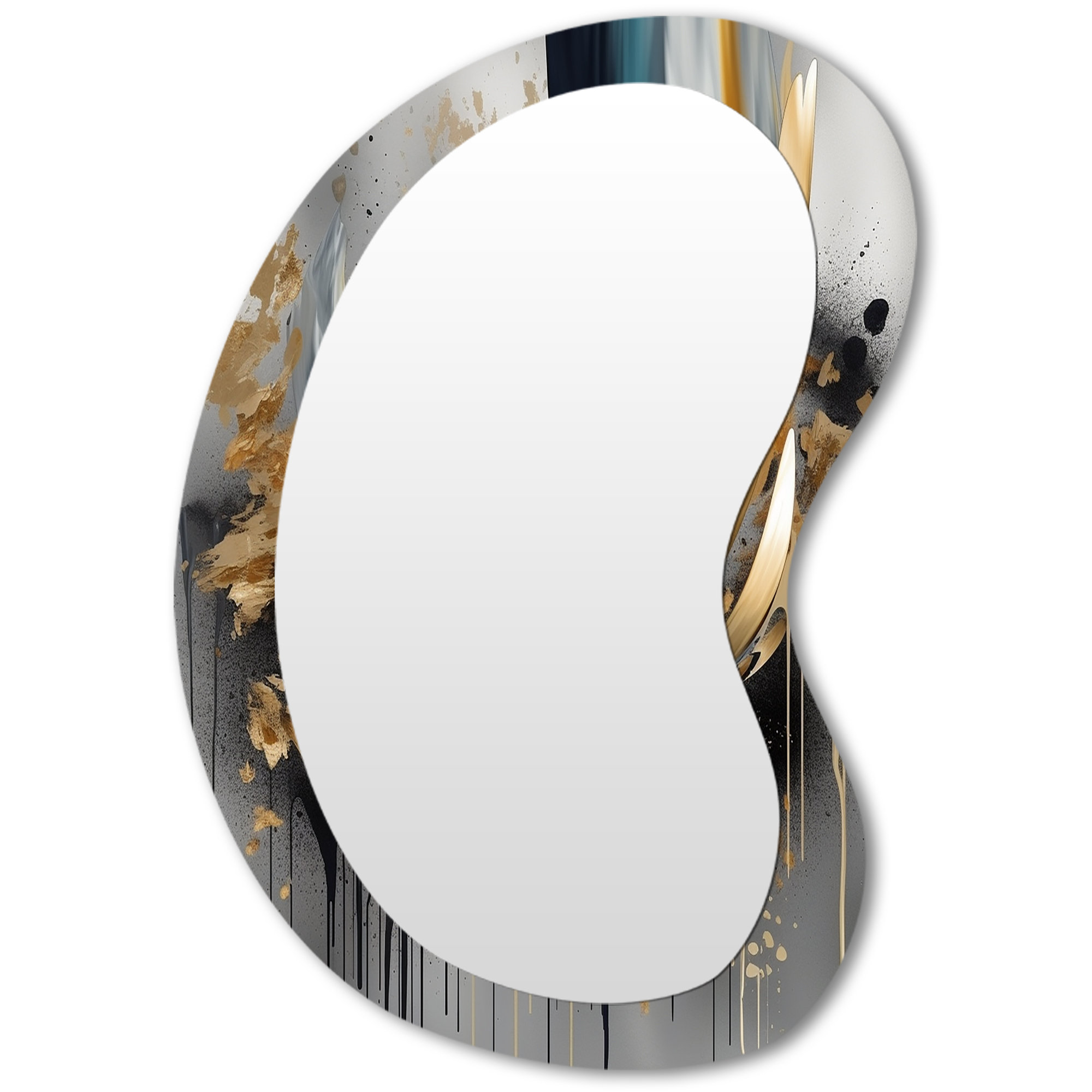 Ivy Bronx Abstract Shapes And Infinity Lines IV - Abstract Metal Art ...