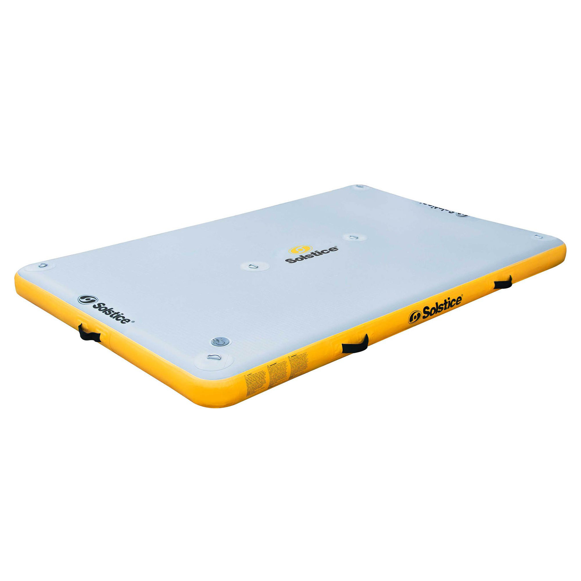 Solstice 8 x 5 ft Inflatable Floating Dock Rafting Platform w/Pump ...