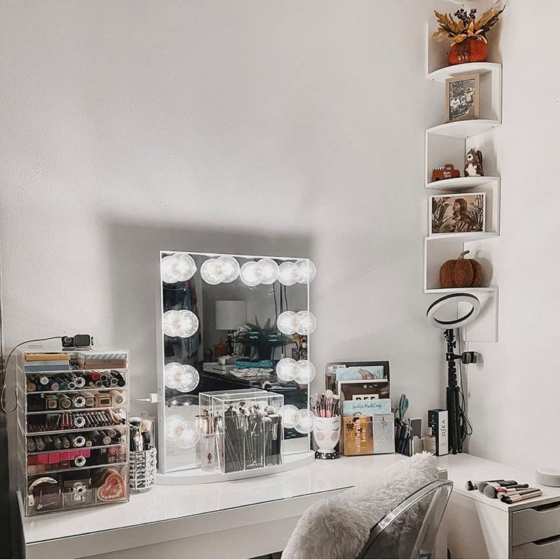 IMPRESSIONS VANITY · COMPANY Diamond Collection 7 Tier Acrylic Makeup ...