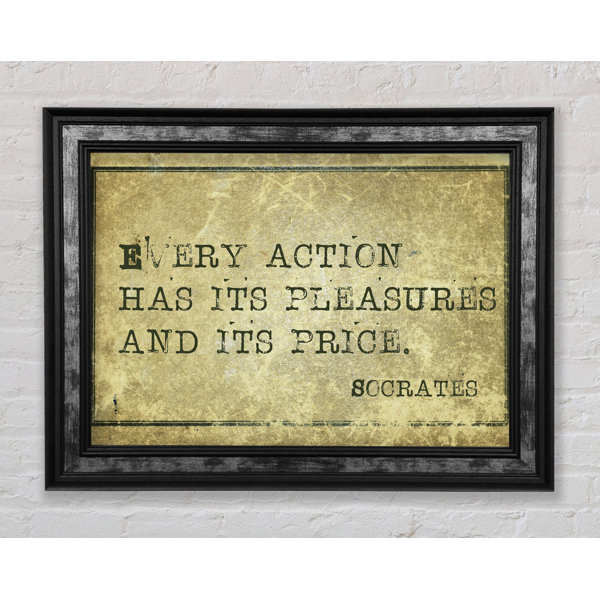 Bright Star Socrates Quote - Single Picture Frame Print | Wayfair.co.uk