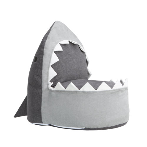 Second Story Home Sharky the Shark Kids Small Bean Bag Chair & Reviews ...