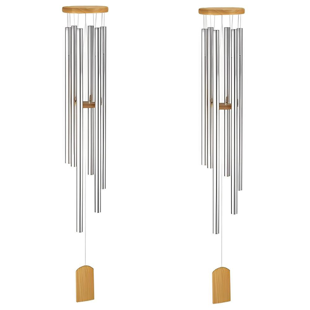 Arlmont & Co. Gift Set ICE ARMOR Long Silver Wood Top Traditional Wind ...