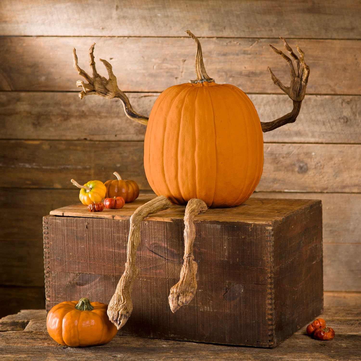 The Holiday Aisle® Posable Halloween and Harvest Pumpkin Vine Arms and ...