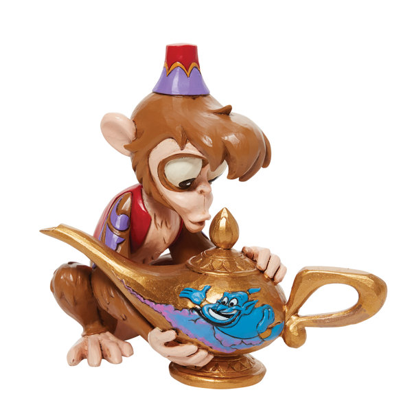 Jim Shore Disney Traditions Jim Shore Abu Genie Lamp Figurine 4.5in H ...
