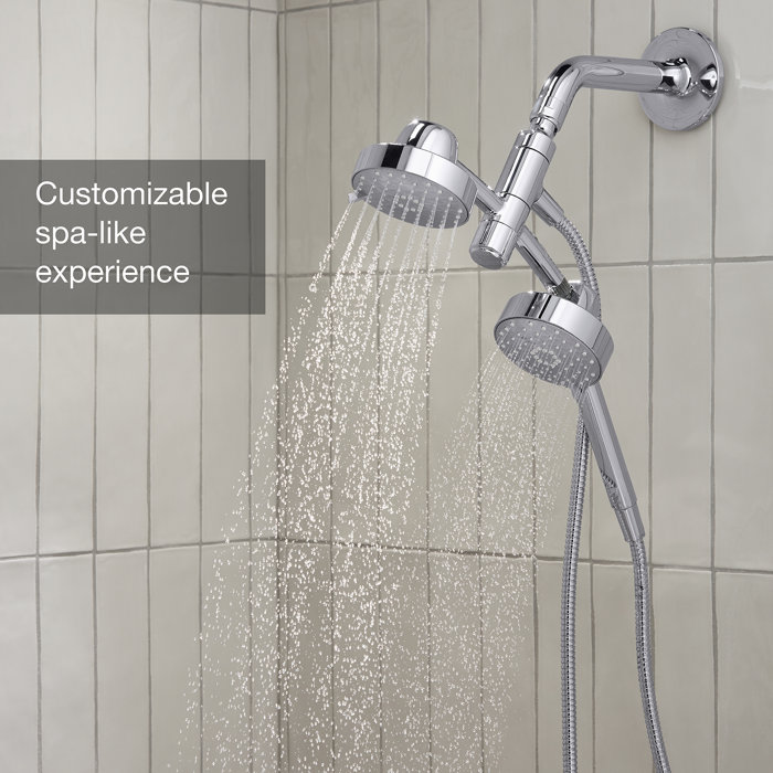 Kohler Awaken 2-In-1 Multifunction Shower Combo Kit, Showerhead and ...