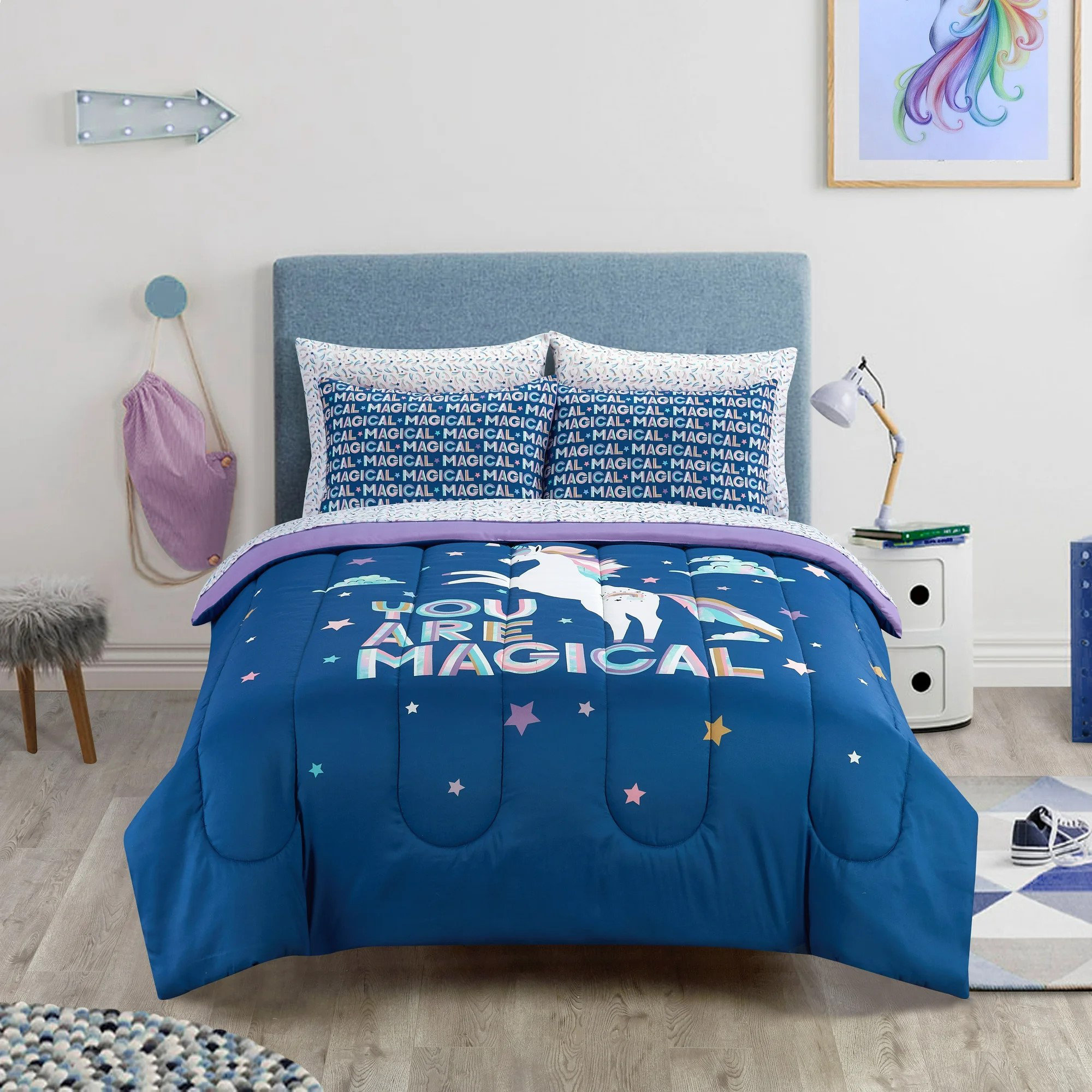Heritage Kids You Are Magical 7 Piece Bed In A Bag Bedding Set | Wayfair