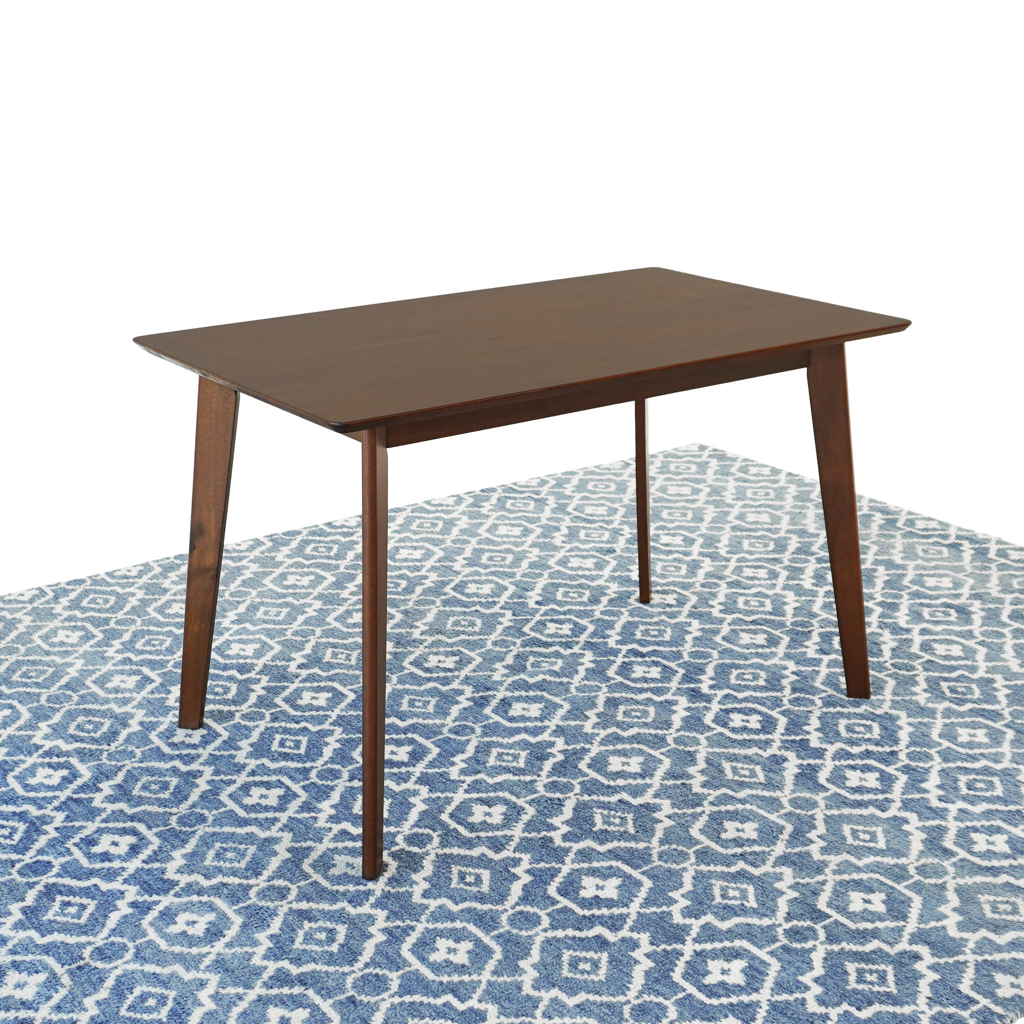 George Oliver Casswell Solid Wood Rectangular Dining Table | Wayfair