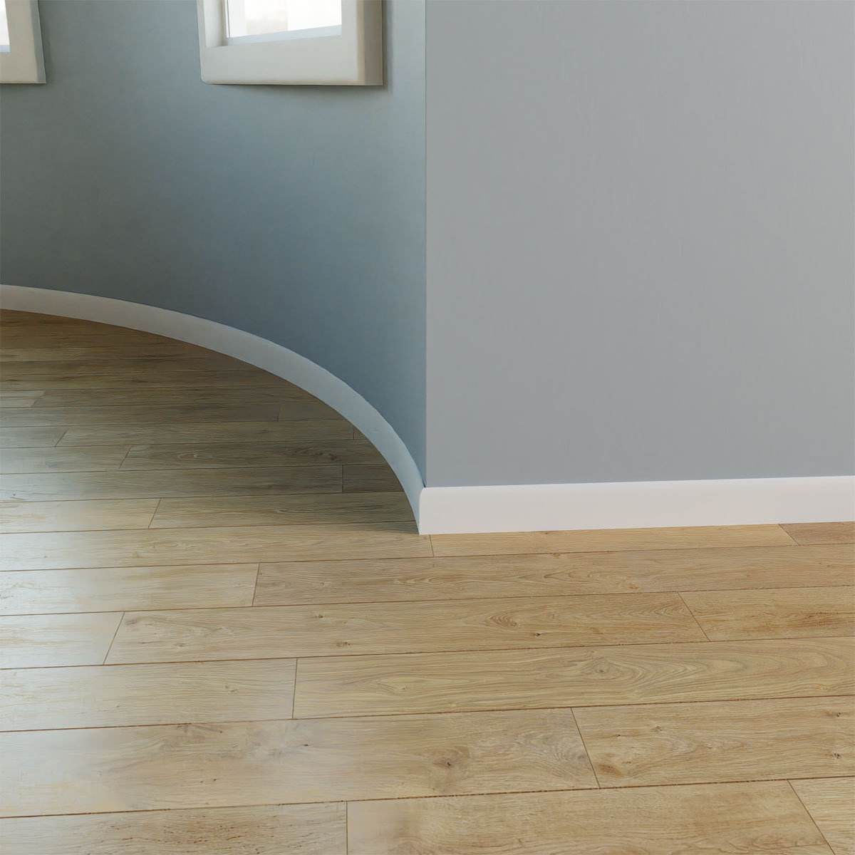 Ekena Millwork Moulure de plinthe flexible H 4 1/4 po x P 9/16 po x L ...