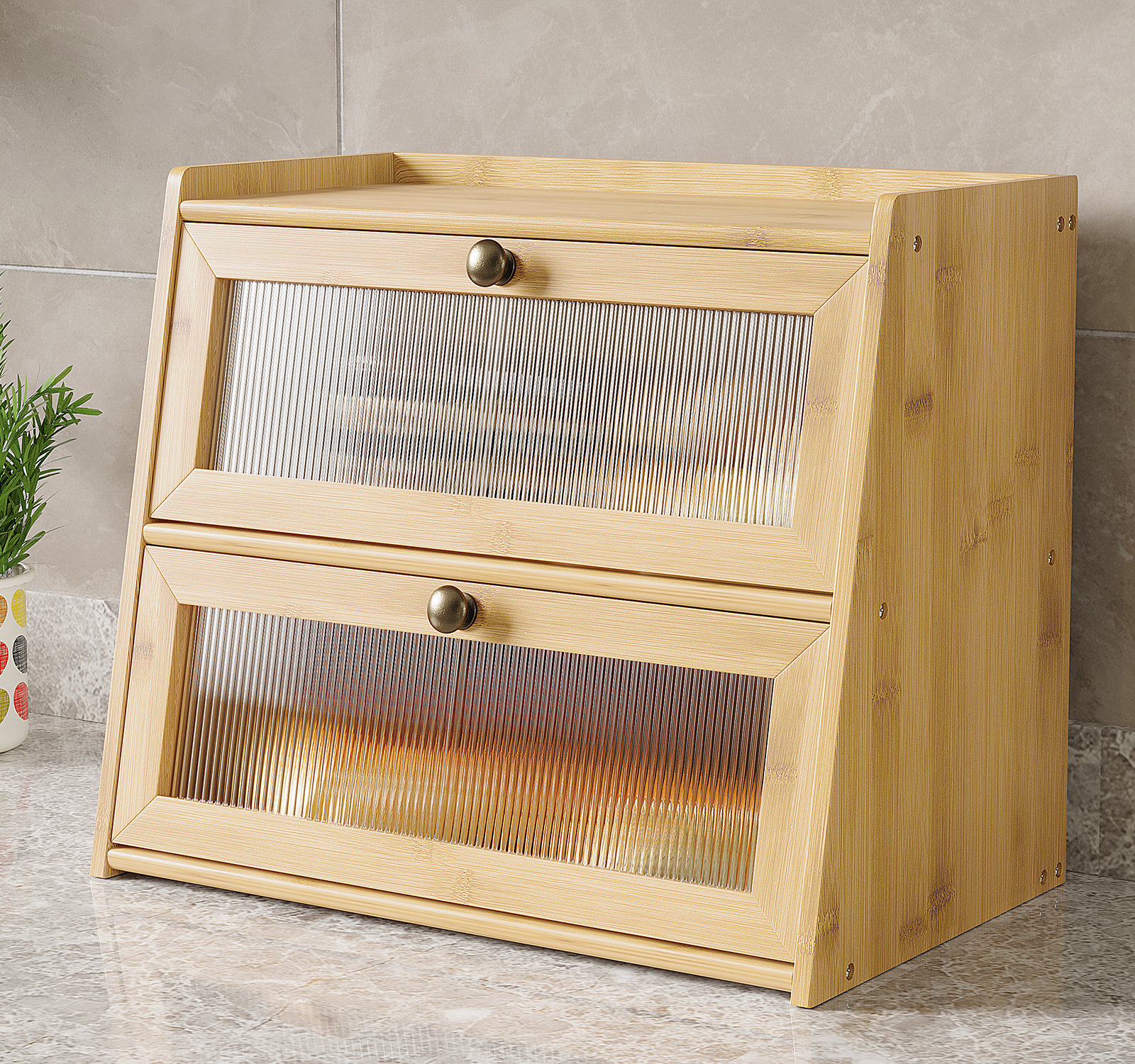 Prep & Savour Denena Wood Food Storage Container & Reviews - Wayfair Canada