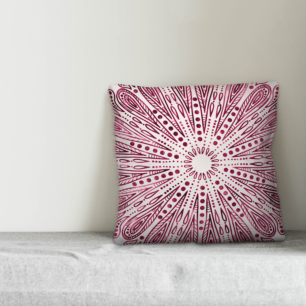 Designs Direct Creative Group Mandala Throw Pillow | Wayfair