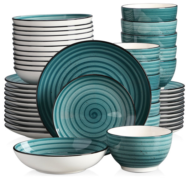 Vancasso 48 Piece Stoneware Dinnerware Set - Service for 12 & Reviews ...