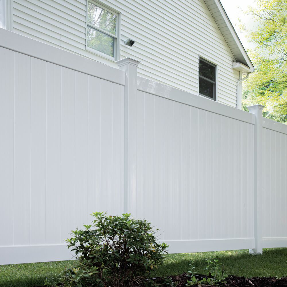 Barrette Outdoor Living Solid Privacy Panel Fence Kit & Reviews | Wayfair