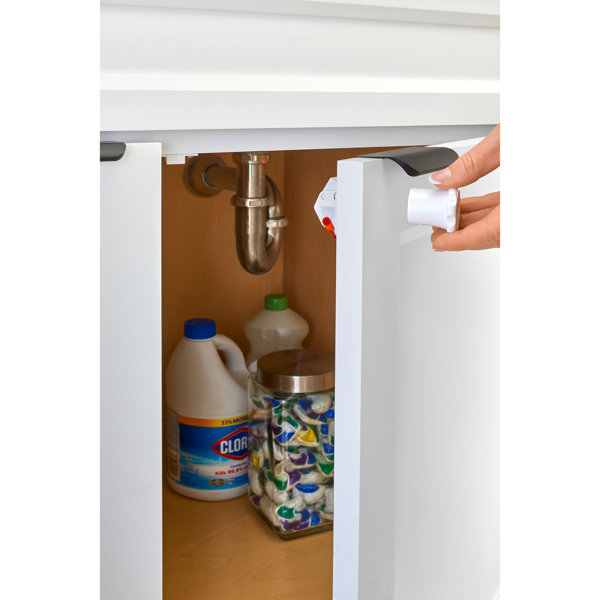 Rev-A-Shelf Rev-A-Lock Magnetic Child Safe Cabinet Security System ...
