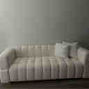 Mercer41 Marceil Elegant Waffle Shape Sofa, Modern Comfortable Couch ...