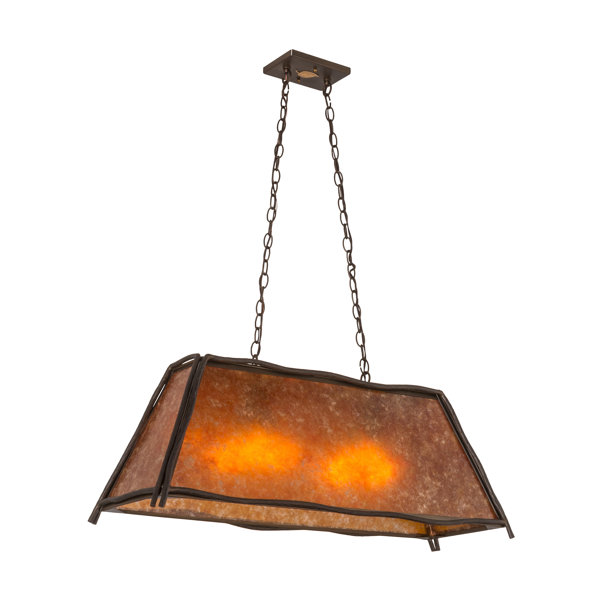 Loon Peak® Fitzhugh 6 - Light Antique Copper Pool Table Lights Pendant ...