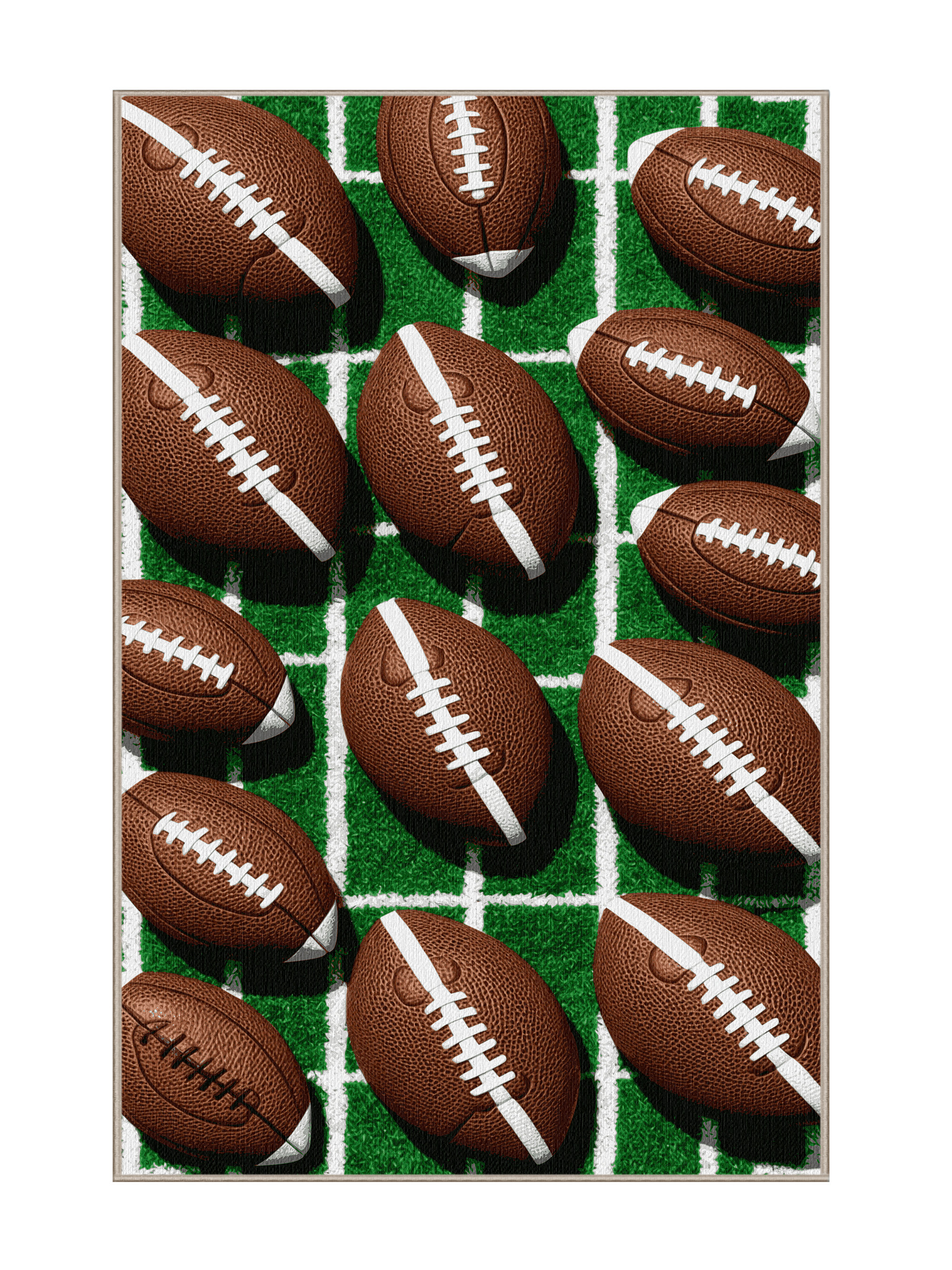 Dakota Fields Washable American Football Sports Area Rug | Wayfair