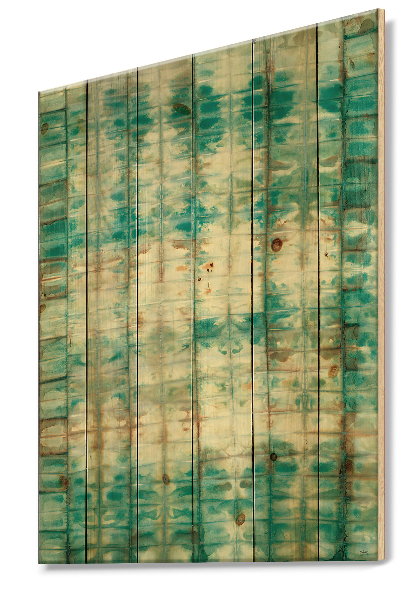 East Urban Home Blue Diamonds Minimal Geometric II - Transitional Print ...