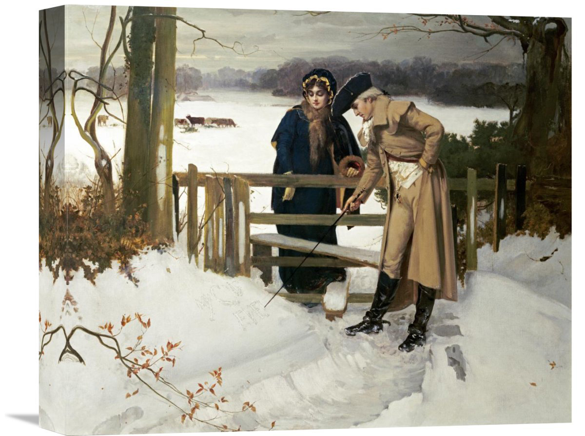 Global Gallery 'The Lover's Vows' by William Holyoake Painting Print on ...