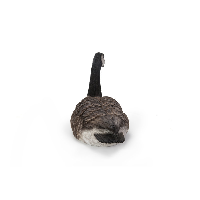 Hi-Line Gift Ltd. Garden Statues Sitting Canadian Goose Garden Statue ...