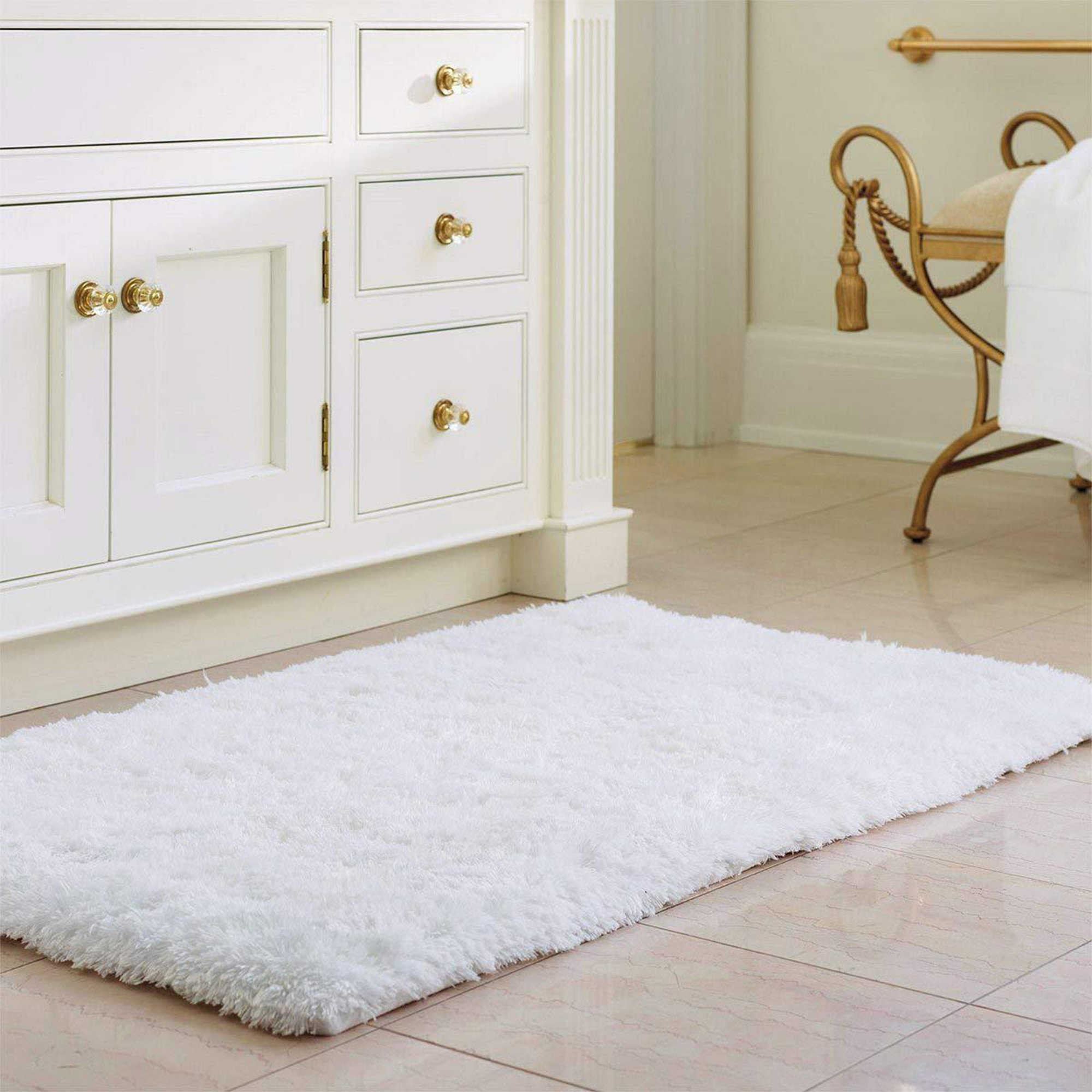 Mercer41 Ivette Abstract Bath Rug | Wayfair