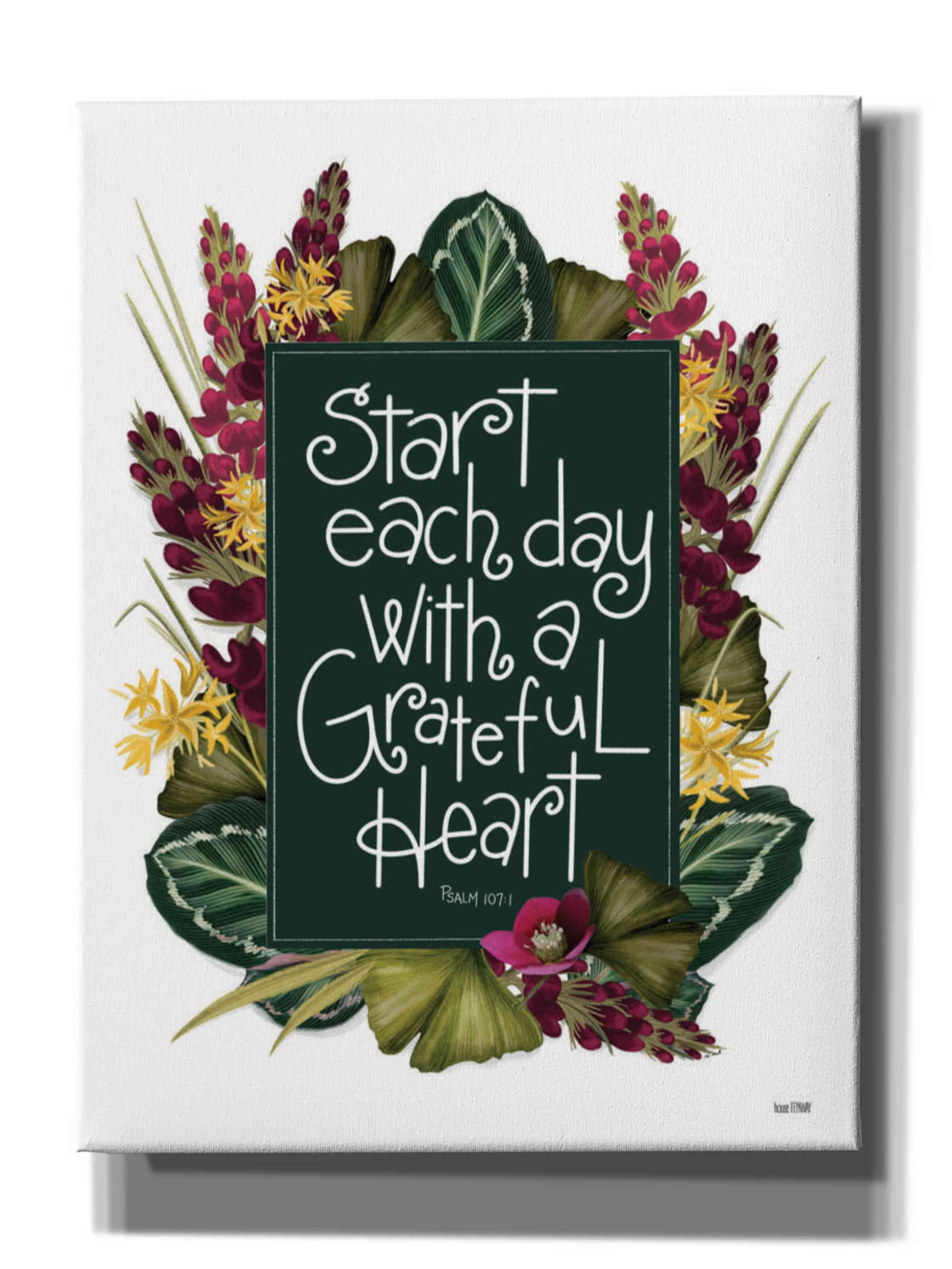 Epic Graffiti Grateful Heart by House Fenway - Wrapped Canvas Textual ...