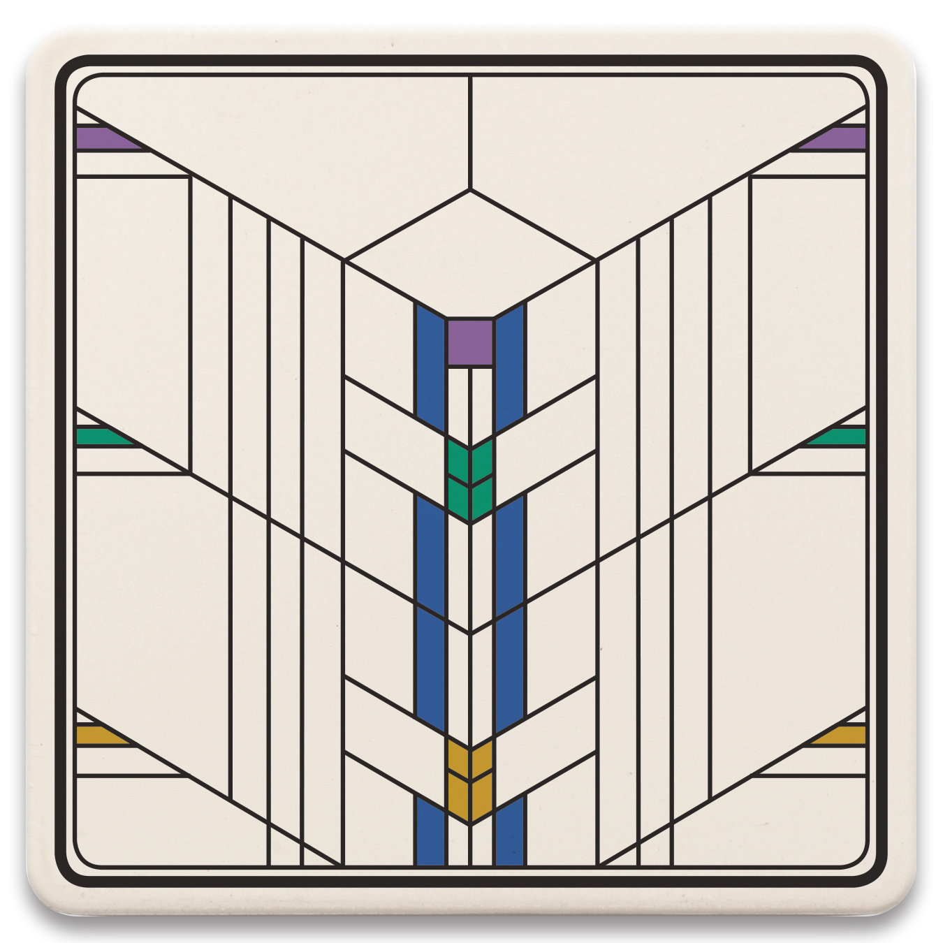 George Oliver Ceramic Square 1 Piece Trivet | Wayfair