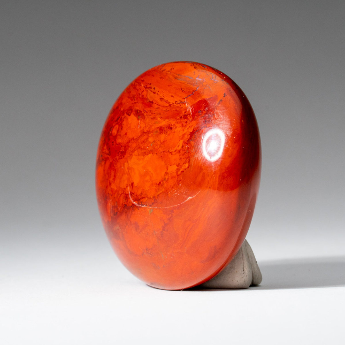 Astro Gallery of Gems Genuine Polished Red Jasper (Medium) Palm Stone ...