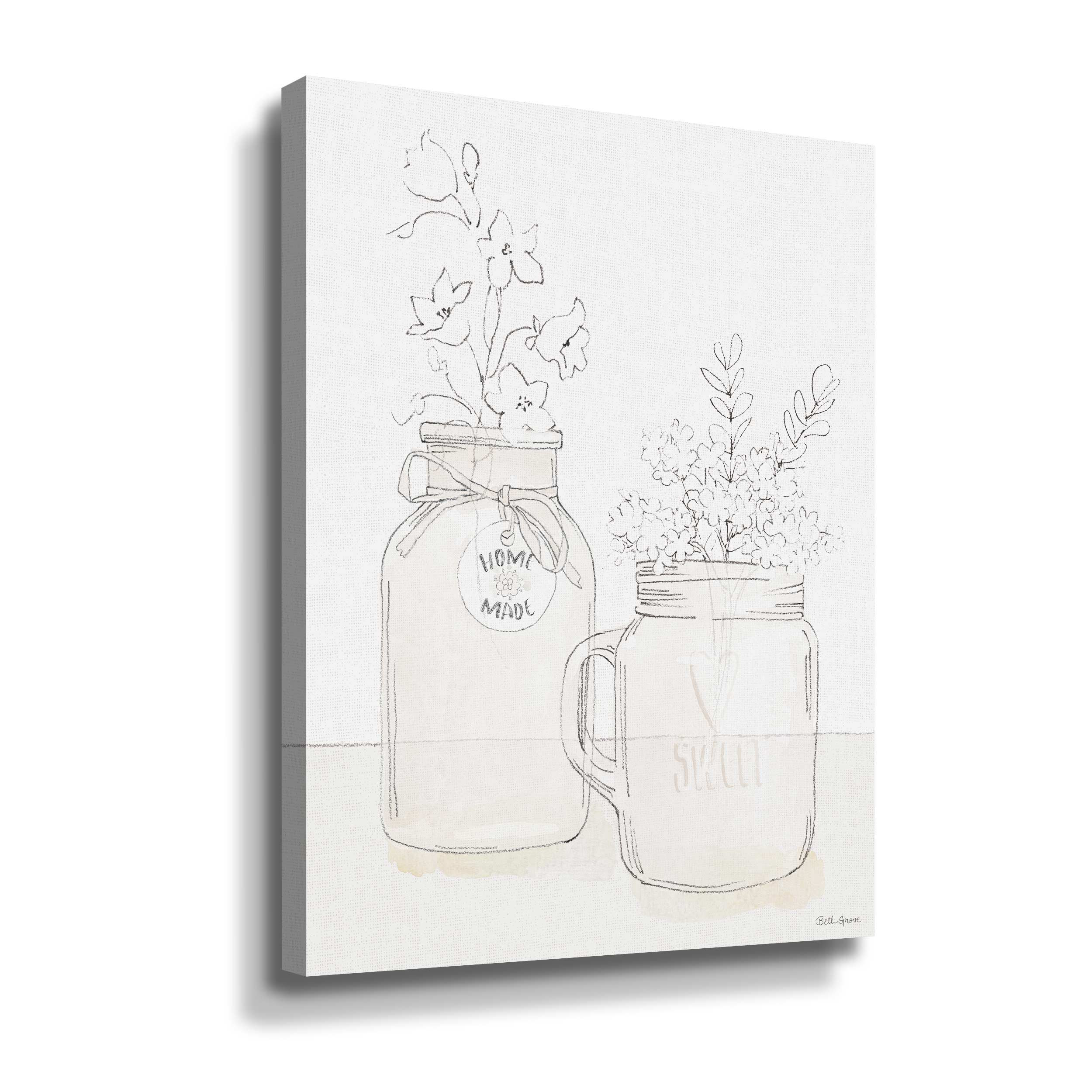 Gracie Oaks Peaceful Petals II Neutral Peaceful Petals II Neutral by ...