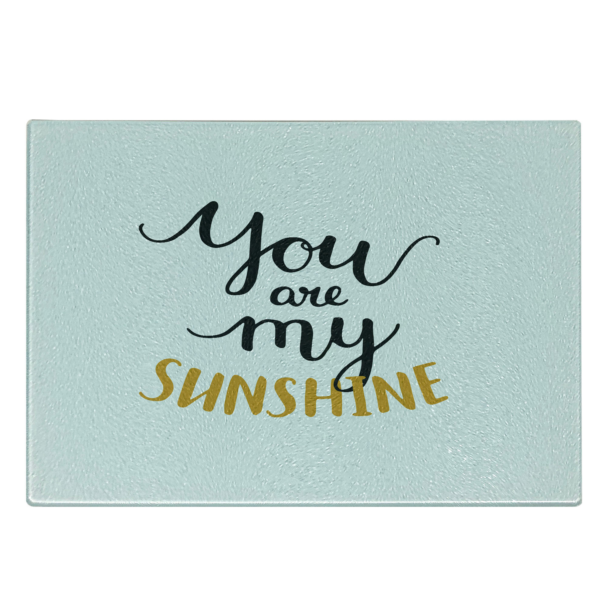 Ambesonne White Tempered Glass Cutting Board Romantic Words Love ...