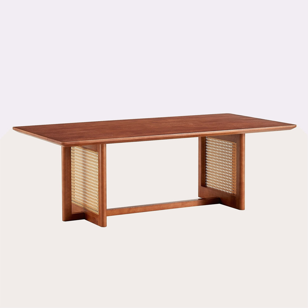 George Oliver Chinese Style Log Wind Imitation Rattan Color Tea Table ...