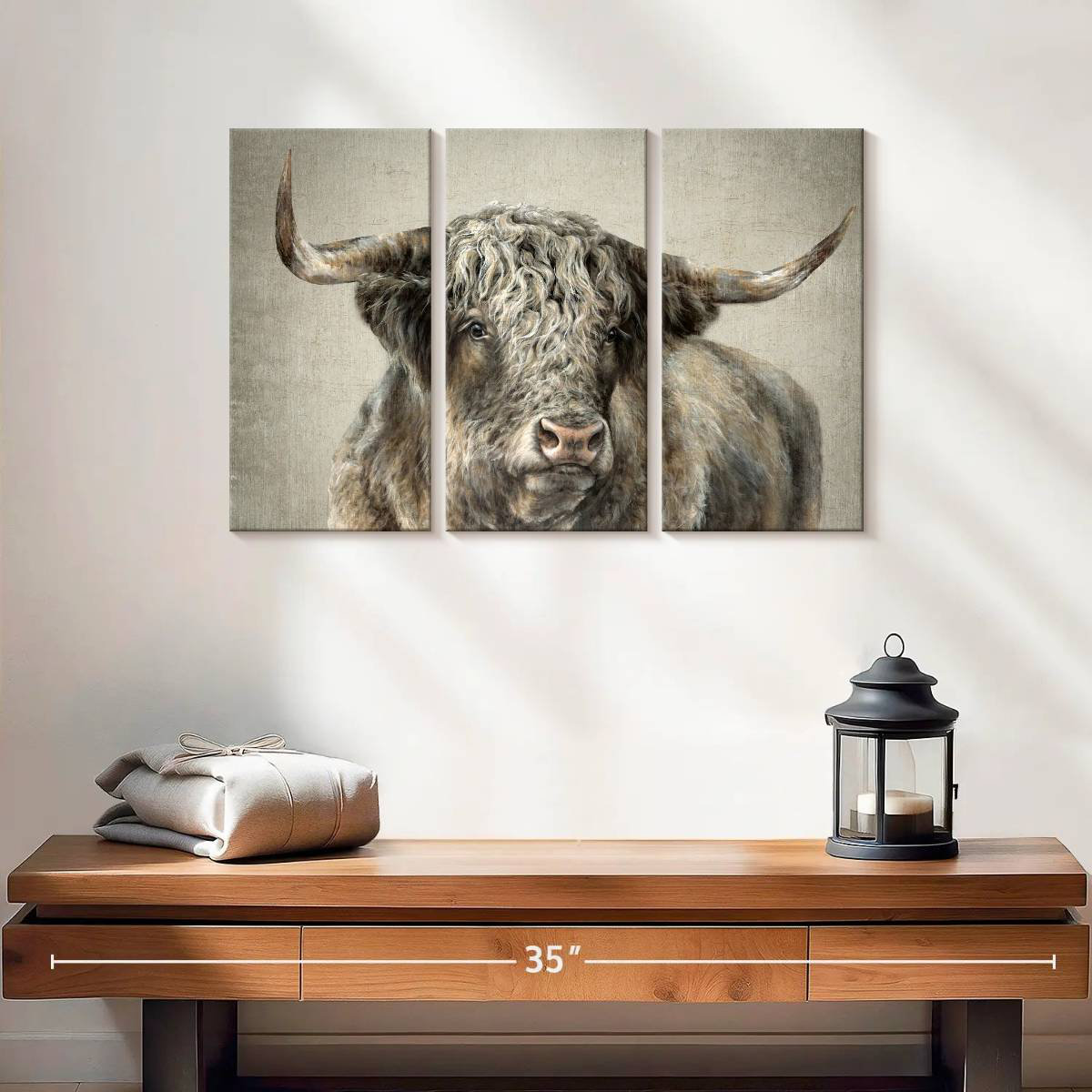 Ebern Designs Brampt Grand Kyloe Bull | Wayfair