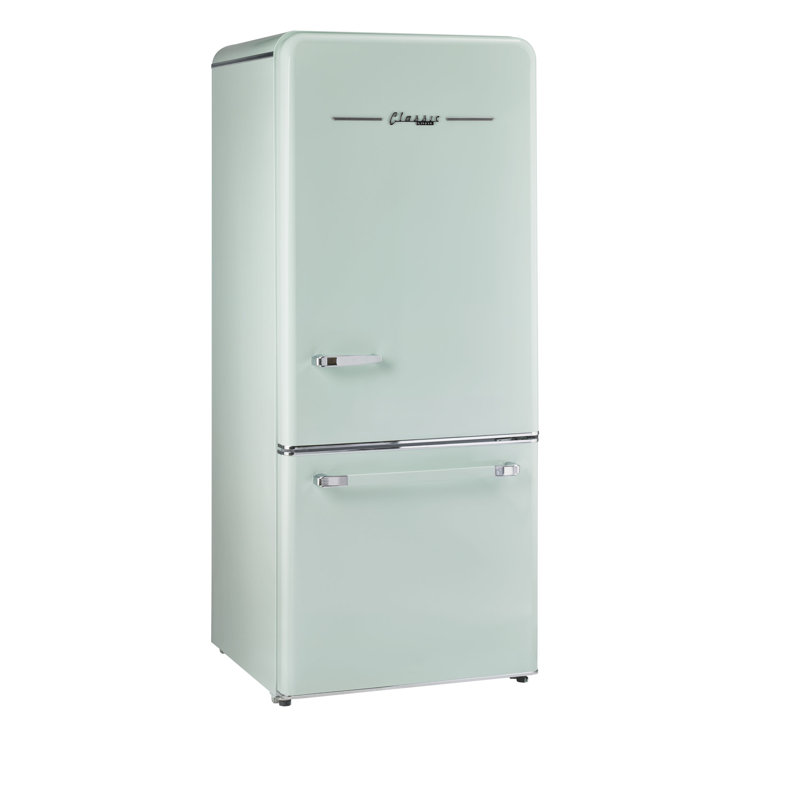 Unique Classic Retro 30" Frost-Free 17.7 cu. ft. Energy Star Certified ...