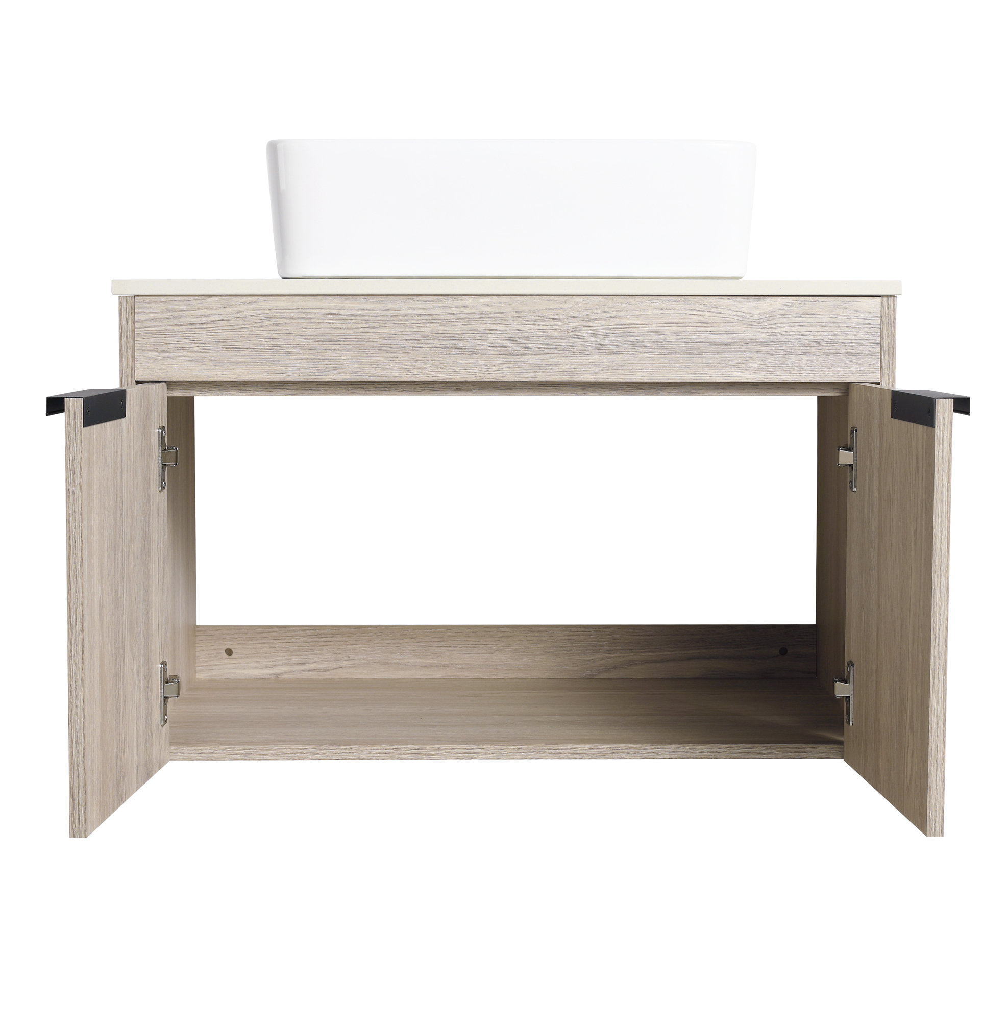 Ebern Designs 30 " Modern Design Float Bathroom Vanity With Ceramic ...