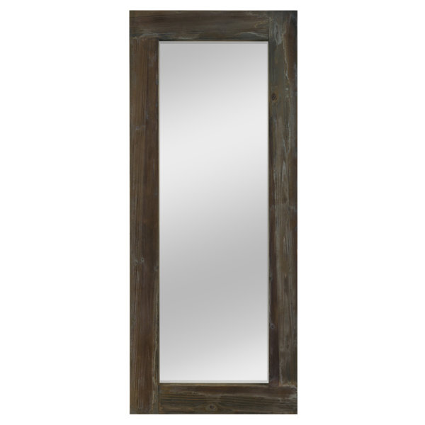 Foundry Select Burien Rustic Distressed Full Length Mirror & Reviews ...