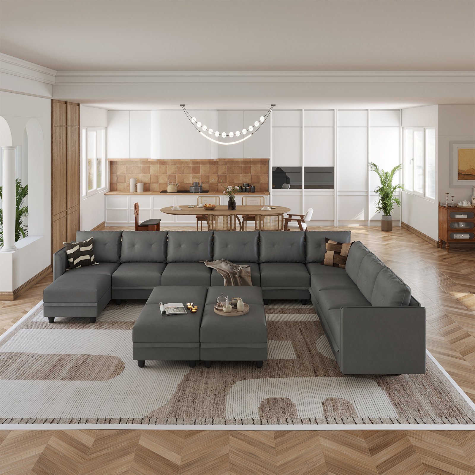 Hokku Designs Danais 15 - Piece Living Room Set | Wayfair