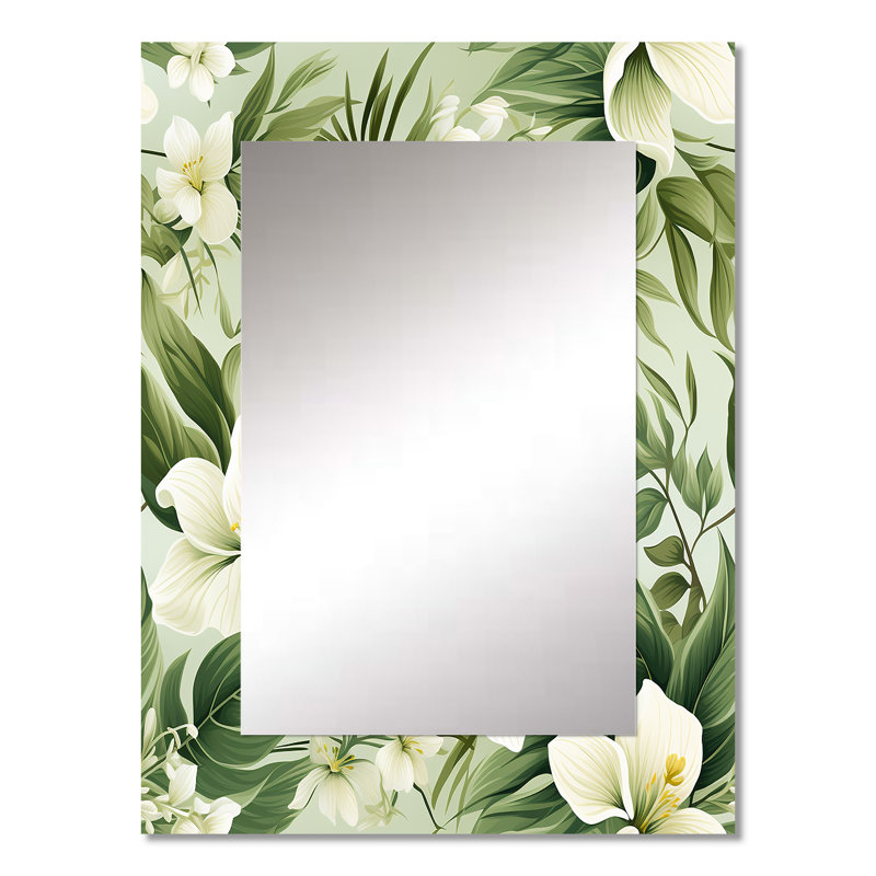 Bungalow Rose Minimalist Flora Tropical Pattern - Tropical Mirror Wall ...