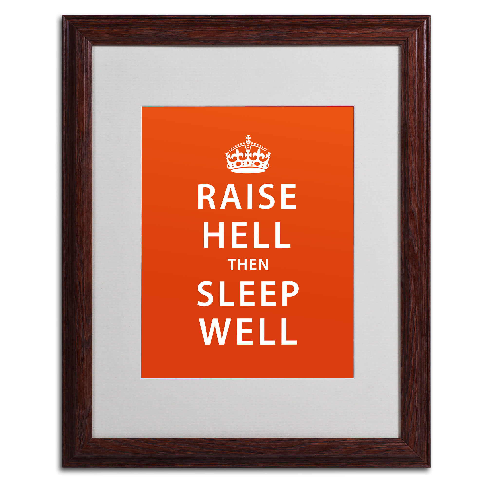 Millwood Pines 'Raise Hell VI' - Textual Art Print - Wayfair Canada