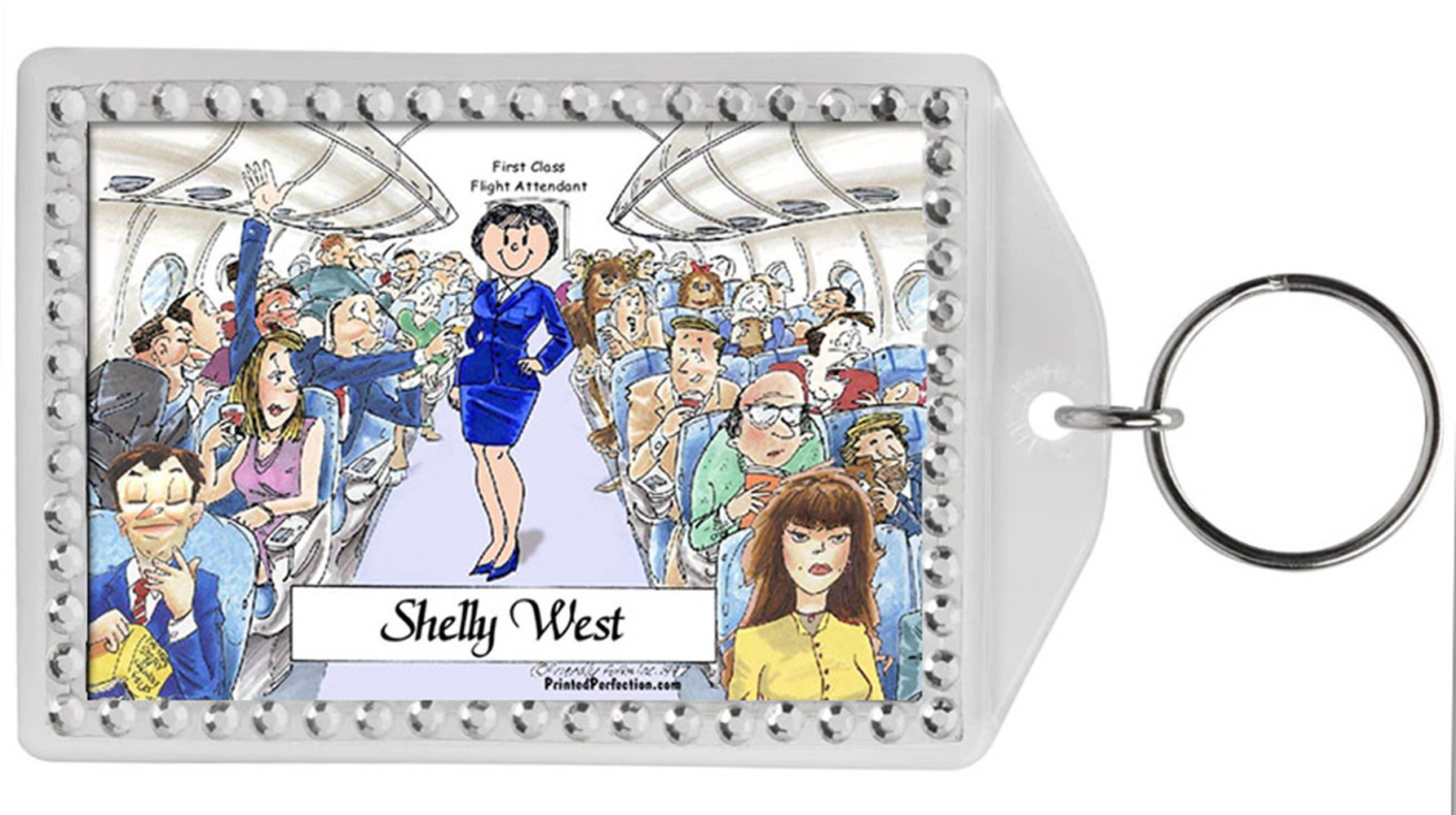 Printed Perfection Personalized Friendly Folks Flight Attendant ...