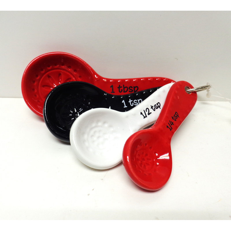 Showtime 8 -Piece Ceramic Measuring Cup And Spoon Set | Wayfair