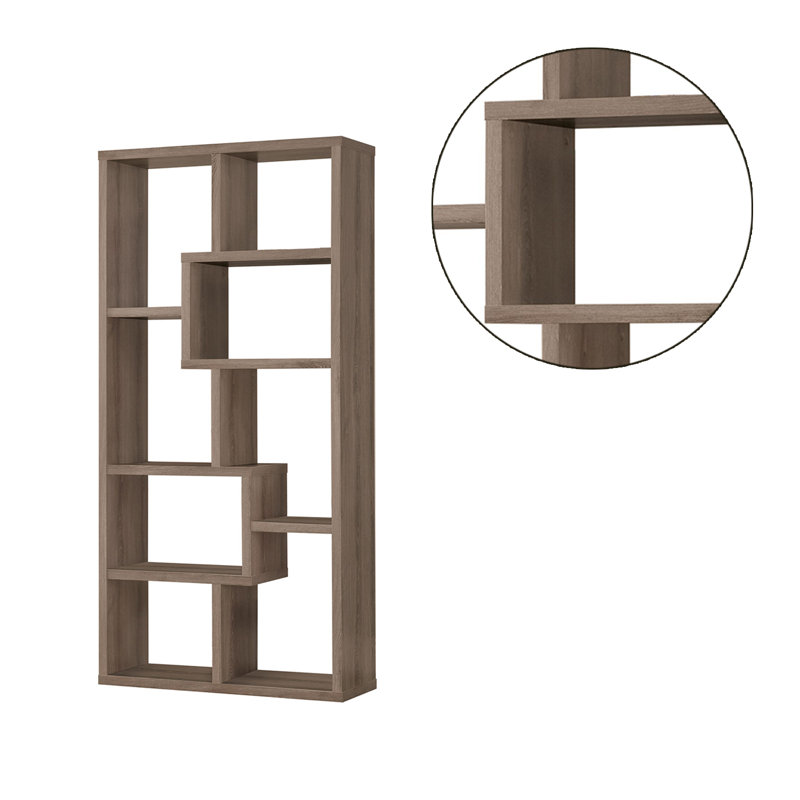 Wade Logan® Adwolf Geometric Bookcase & Reviews | Wayfair