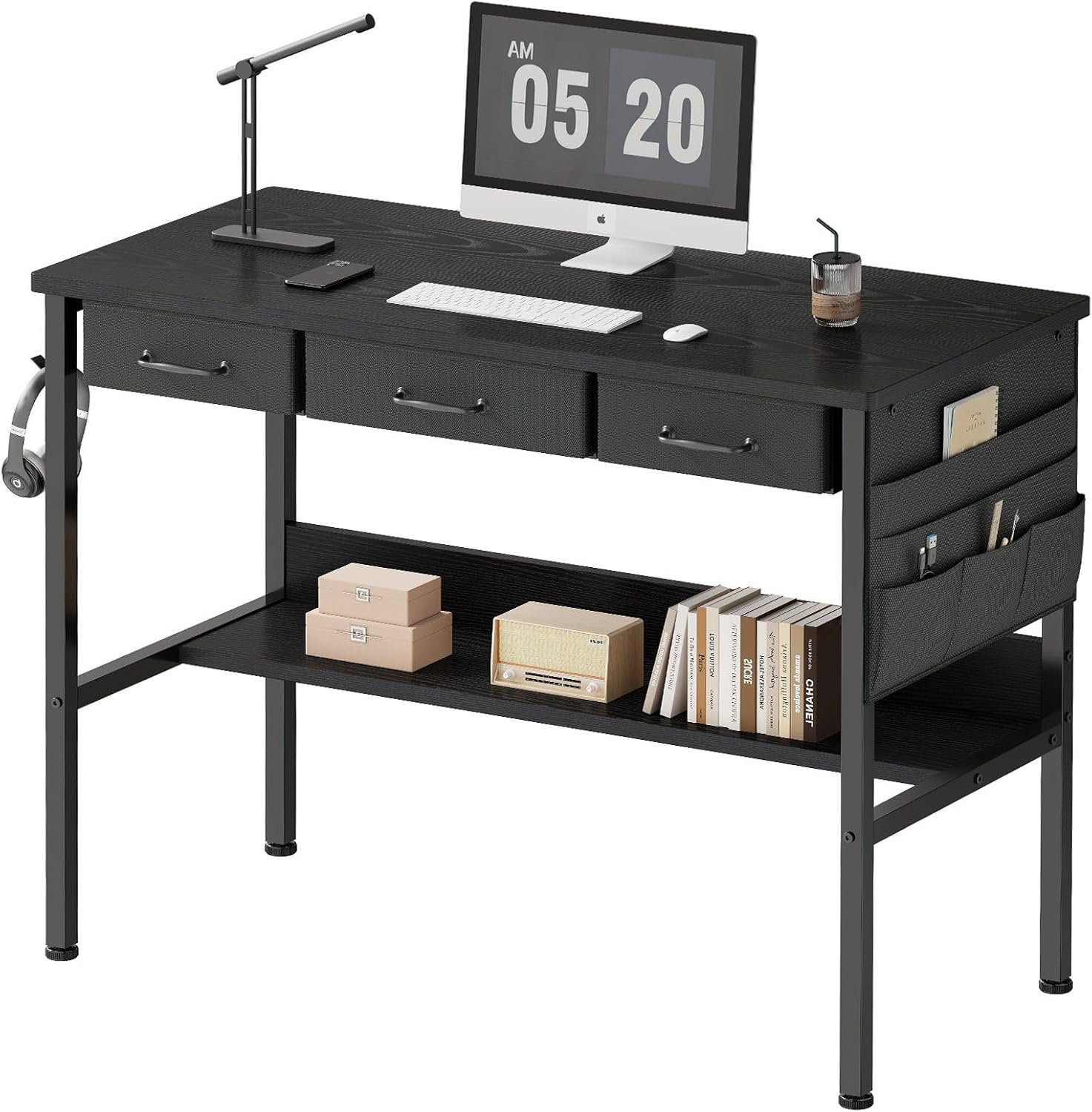NEUTRALPOSTURE Small Desk With Drawers For Bedroom, Small Vanity Desk ...