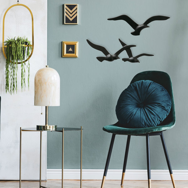 Everly Quinn Flying Birds Wall Décor Set & Reviews | Wayfair