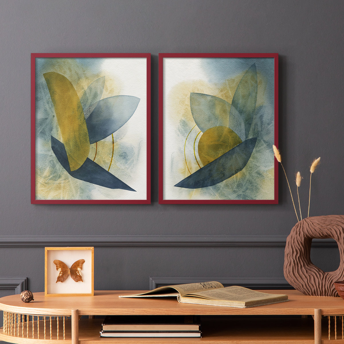 Wrought Studio™ Solar Shapes I-Premium Framed Print -Ready to Hang - No ...