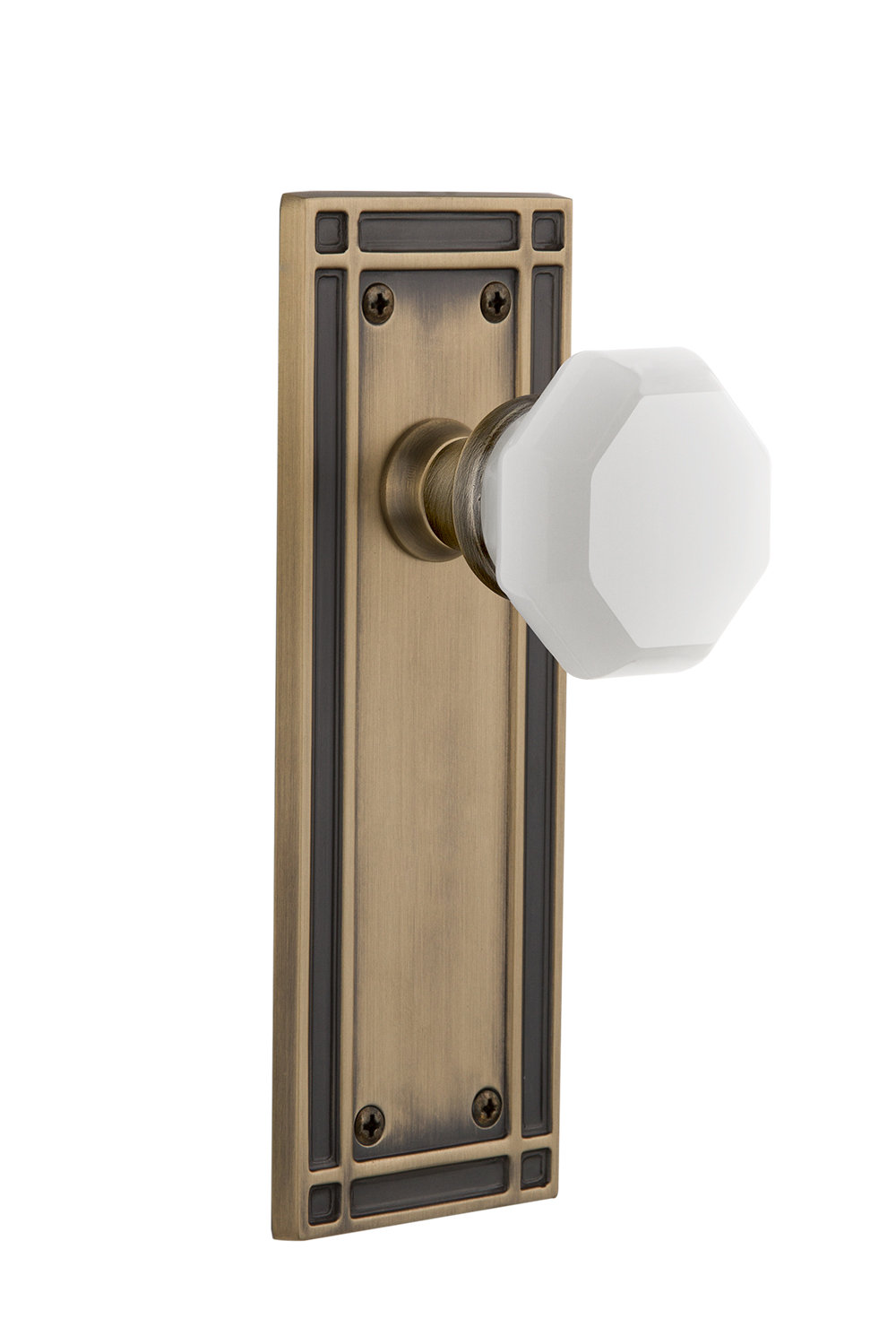 Nostalgic Warehouse Mission Plate with Waldorf White Milk Knob | Wayfair