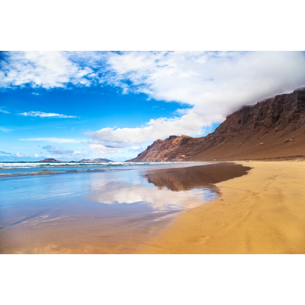 Highland Dunes Famara Beach - Wrapped Canvas Photograph | Wayfair