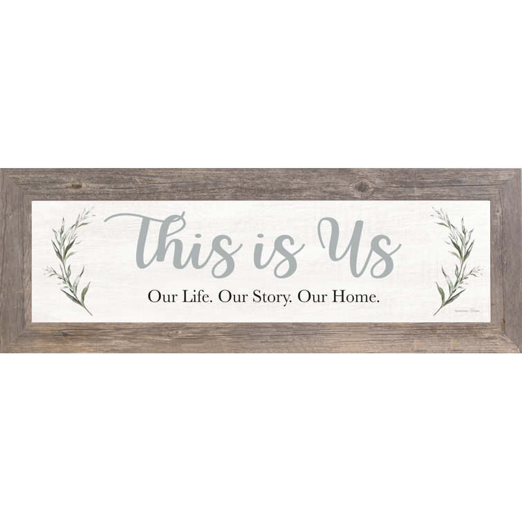 Gracie Oaks 'This Is Us' - Picture Frame Graphic Art Print & Reviews ...