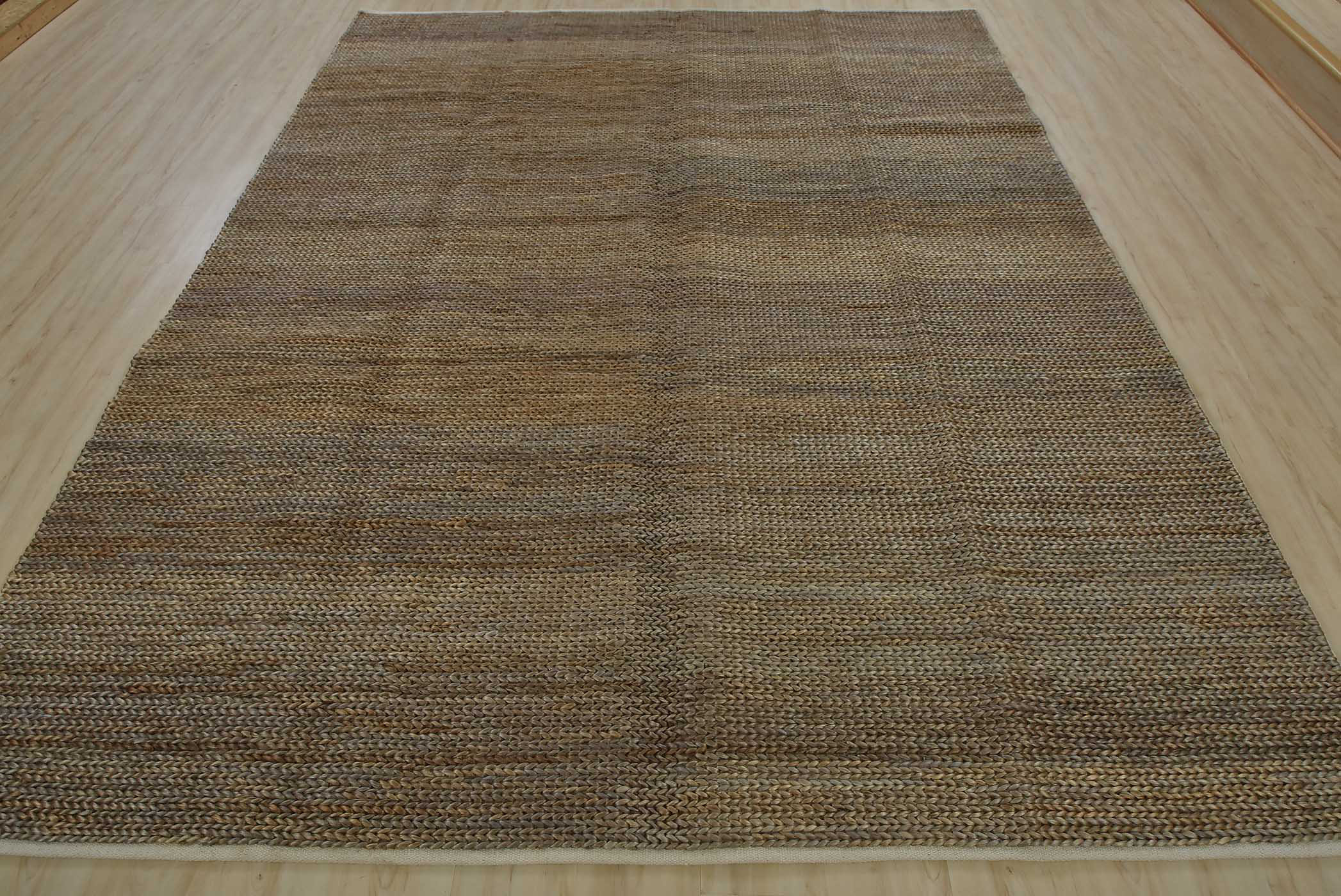 Bayou Breeze Elian Handmade Braided Wool Brown Area Rug | Wayfair